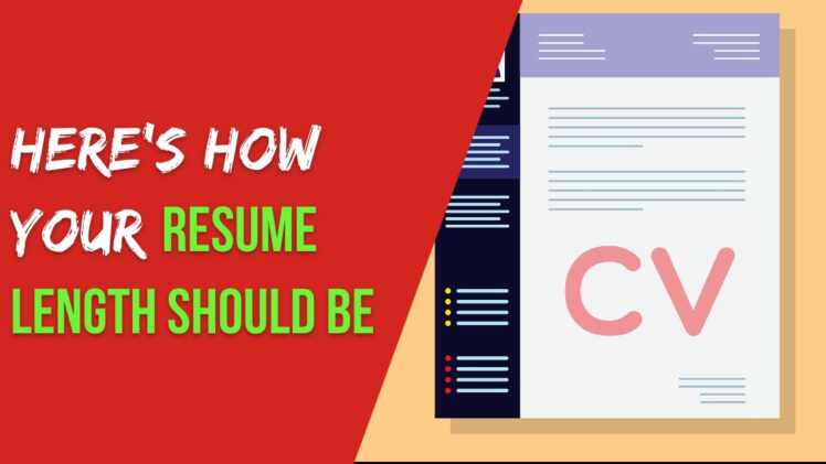 Here’s How Your Resume Length Should Be